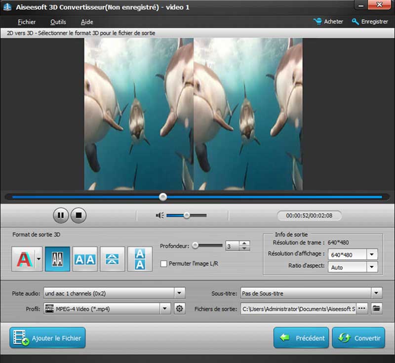 Merci d'avoir installé Aiseesoft 3D Convertisseur