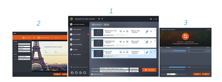 Convertisseur Vidéo Gratuit - Convertir la vidéo en formats désirés