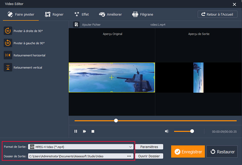 Merci d'avoir installé Aiseesoft Video Editor