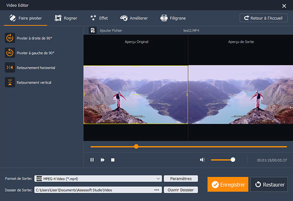 Vous avez installé Aiseesoft Free Video Editor avec succès